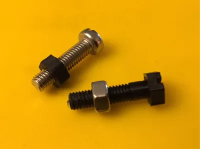 1/4-20 Bolt and Nut (standard quarter inch bolt) by Mikehell - MakerWorld