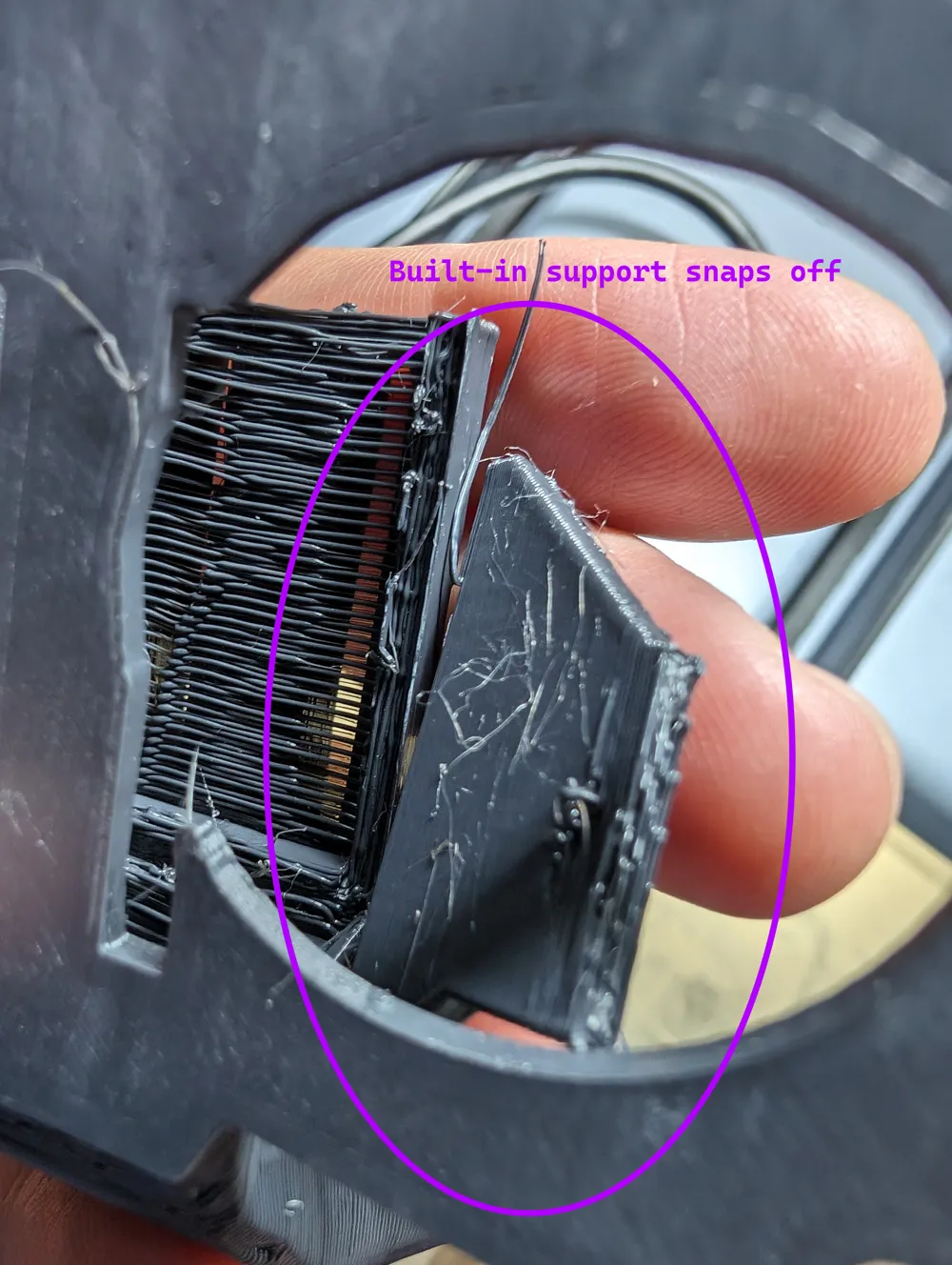 AnkerMake M5 5015 Fan Duct - Built-in Supports - Free 3D Print Model ...