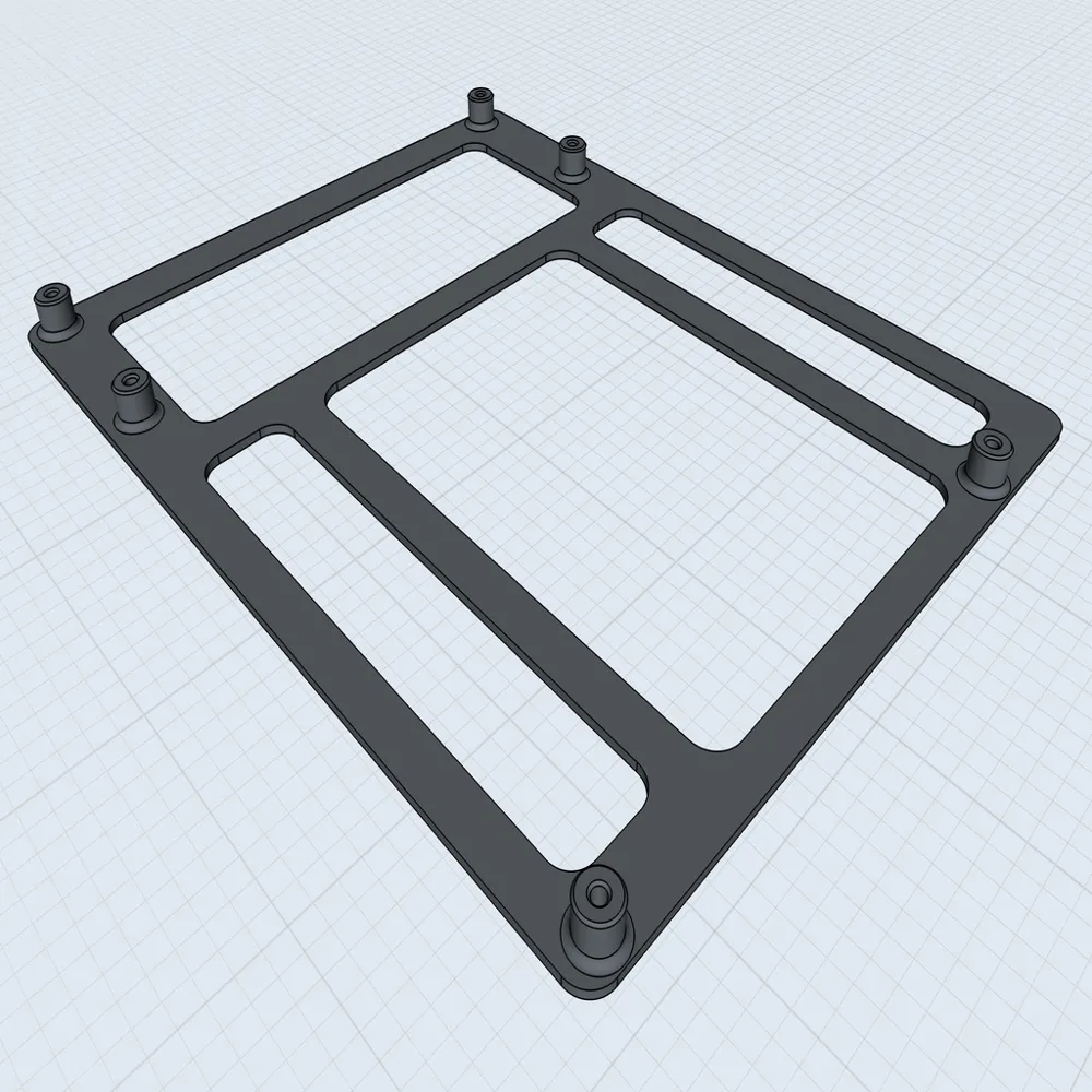 mATX Motherboard Mounting Plate by ChunkAhoy - MakerWorld