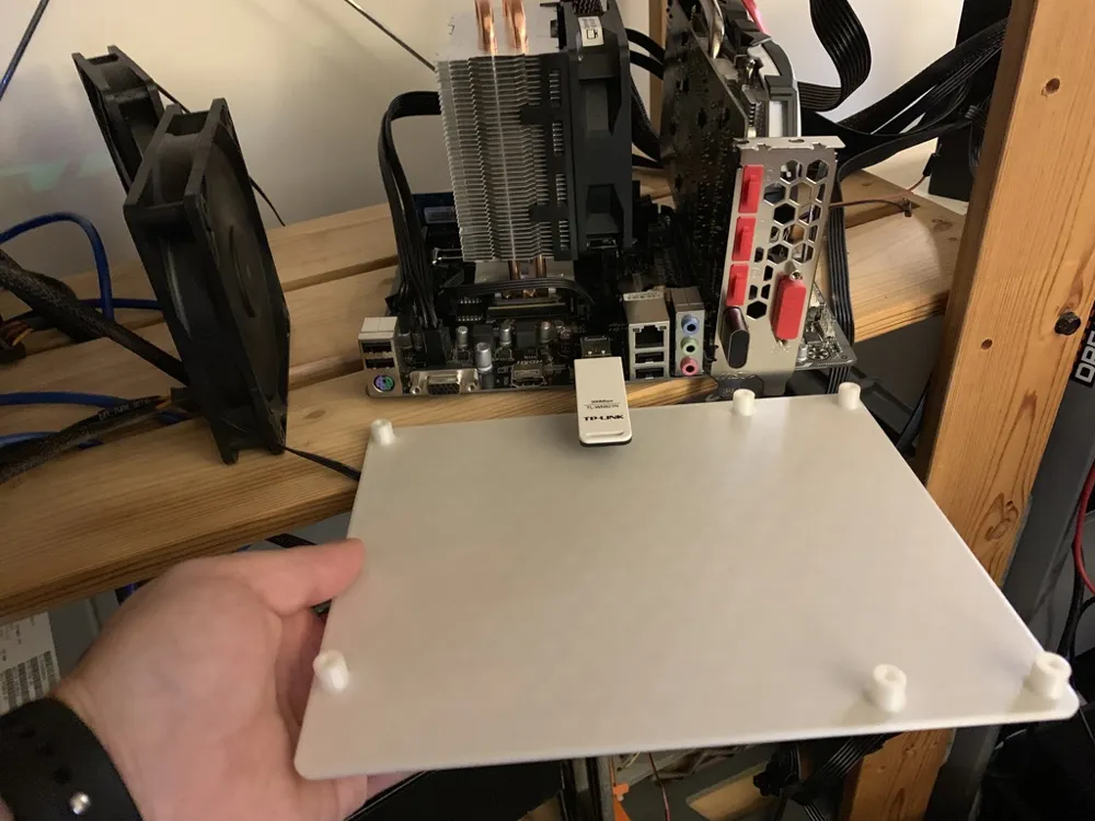 mATX Motherboard Mounting Plate by ChunkAhoy - MakerWorld