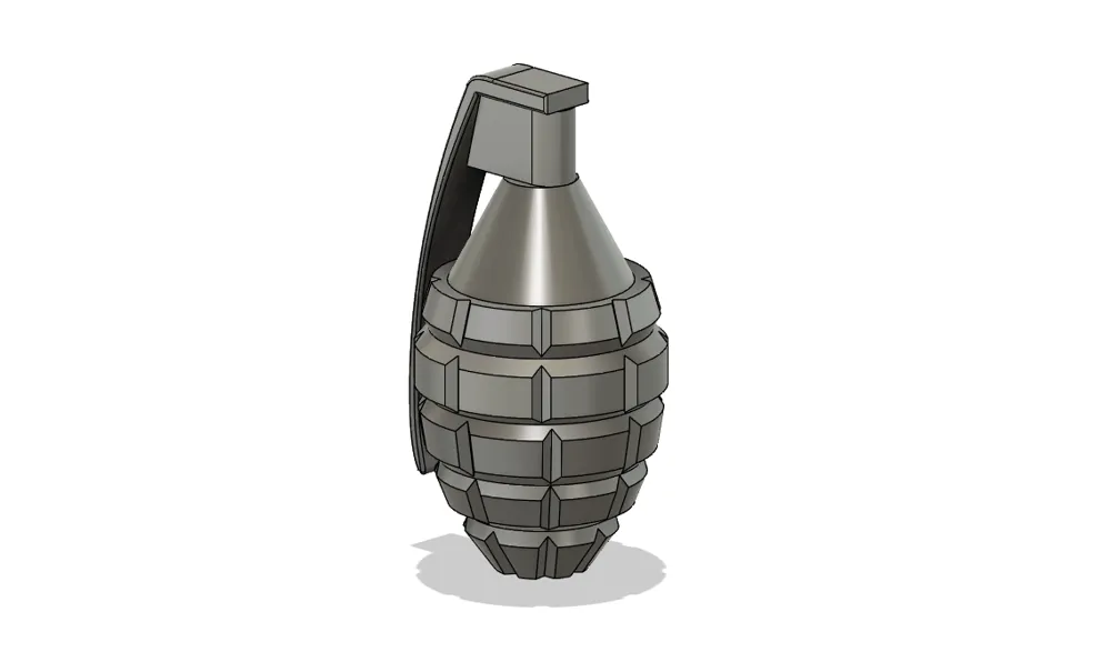 Grenade shaped container by Thiisnotfake - MakerWorld