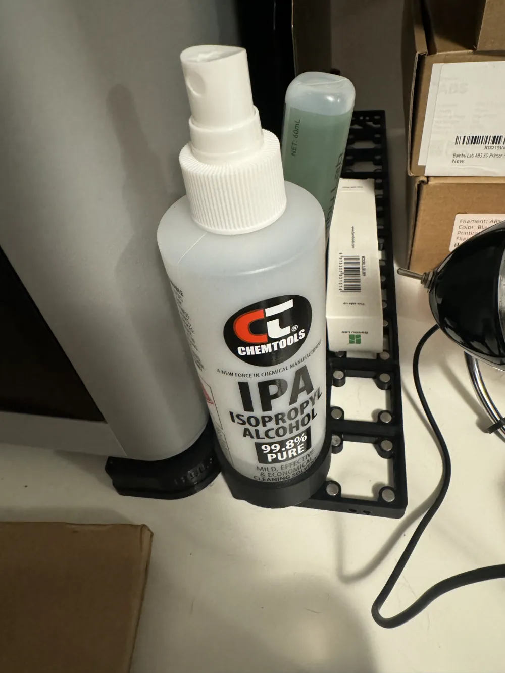 Isopropyl Alcohol Spray Gridfinity Mount by Mailbot - MakerWorld