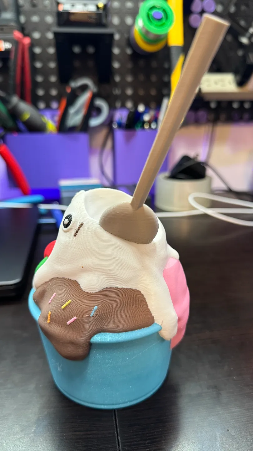 Screaming Ice Cream by NeoKoi Prints MakerWorld: Download Free 3D Models