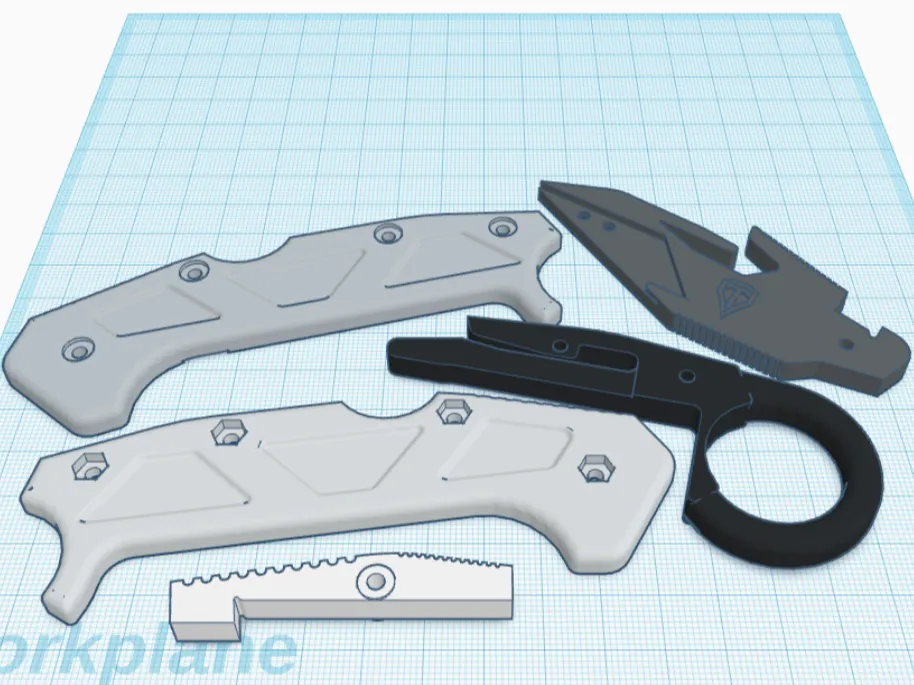 Foldable Pocket Knife/Box cutter by PeelyPancake - MakerWorld