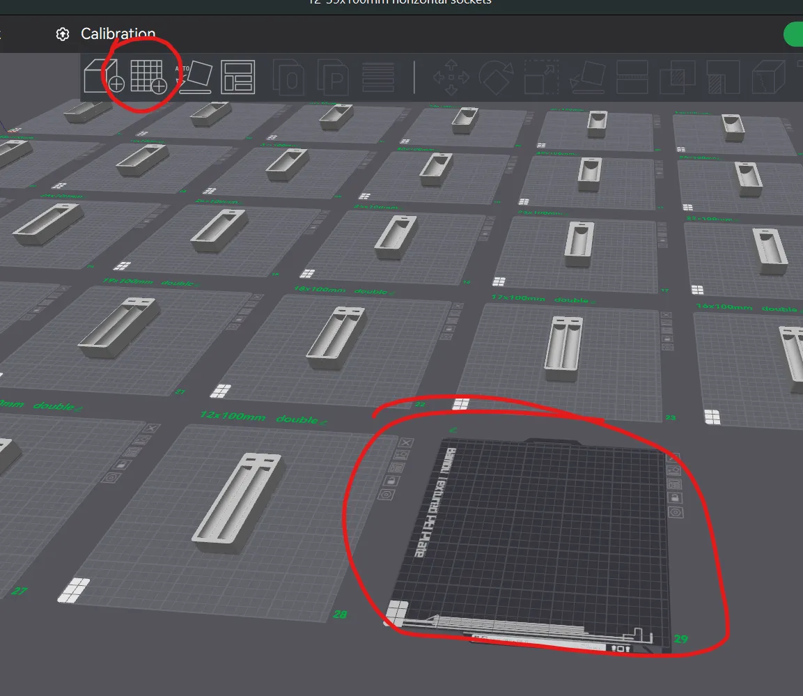 Gridfinity Universal Socket Tray - 70mm (2x Grid) by snjames316 ...