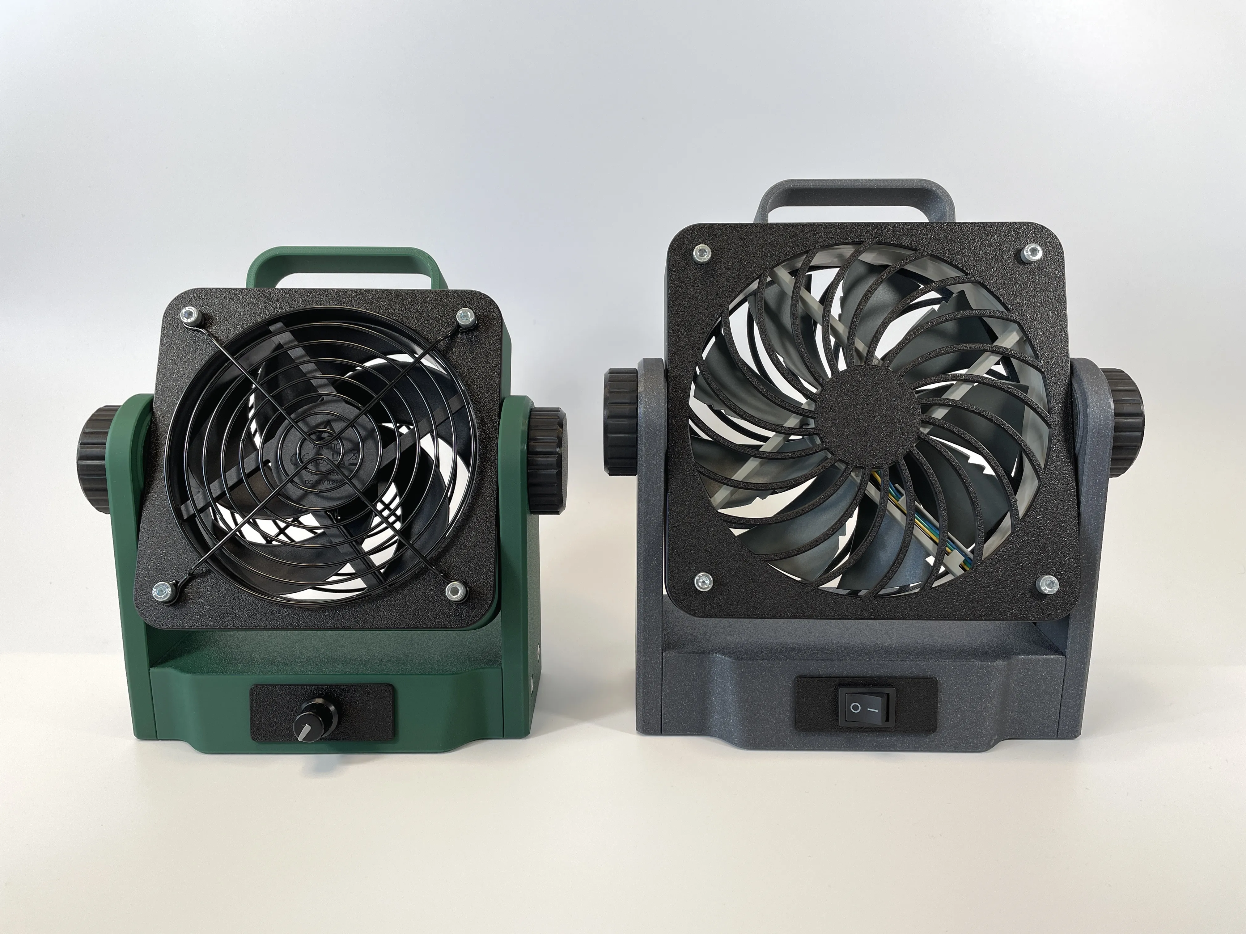 Modular Desk Fan 120mm (Optional Parkside Battery) - Free 3D Print ...