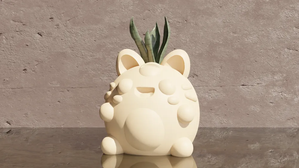 Cute Meowth - Pokemon Pot Plant Remixed by calebtimoteo - MakerWorld