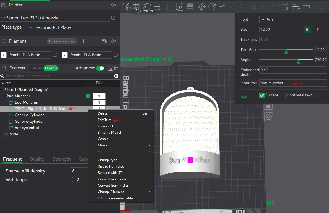 Bug Muncher - Reptile Feeder - Free 3D Print Model - MakerWorld