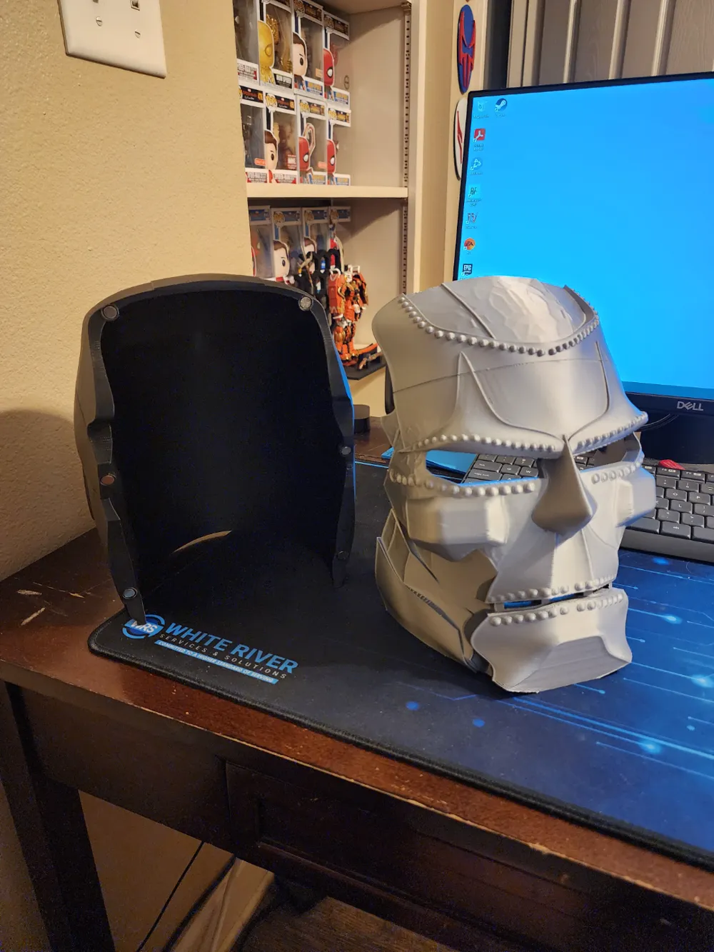 Iron Doom 2 Piece Helmet by digitallyforgeddesigns - MakerWorld