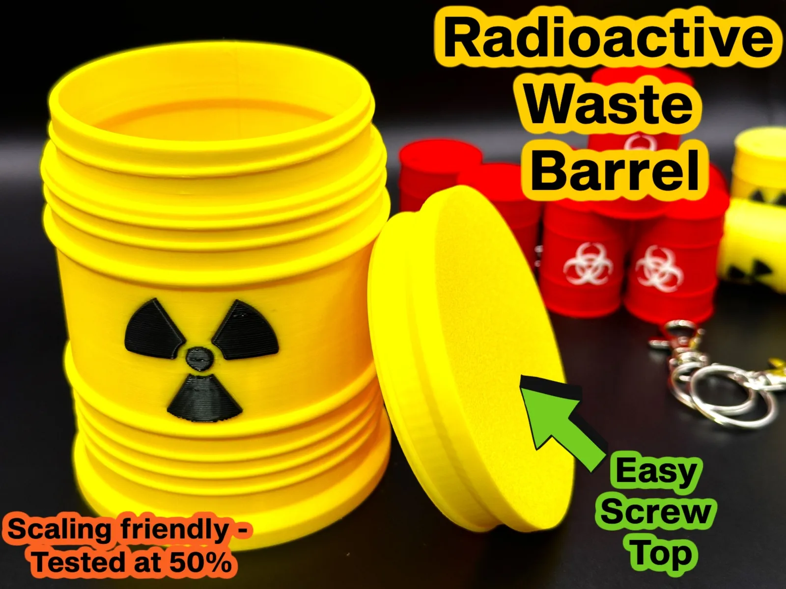 Toxic Waste Barrel Stash Container - Free 3D Print Model - MakerWorld