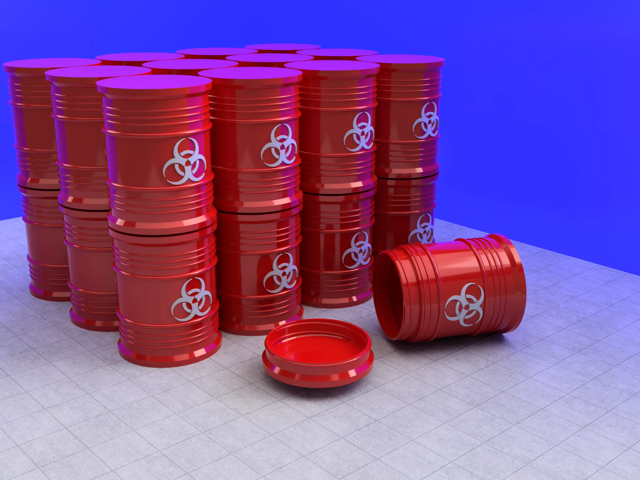 Toxic Waste Barrel Stash Container - Free 3D Print Model - MakerWorld