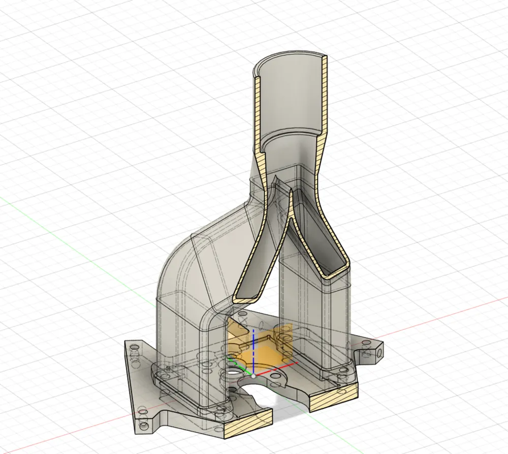 FLSUN_SR - Y duct for deported blower system CPAP by SMarco - MakerWorld