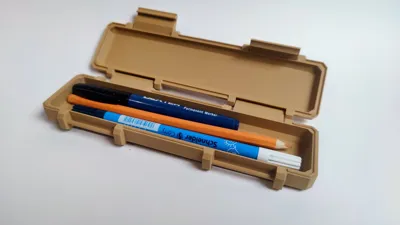 Pencil Box - Print in place - No assembly needed! by YogiTech ...