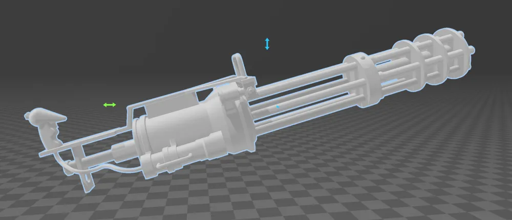 Gatling Mini Life Size Toy Prop cosplay by 3DimensionsStuff - MakerWorld