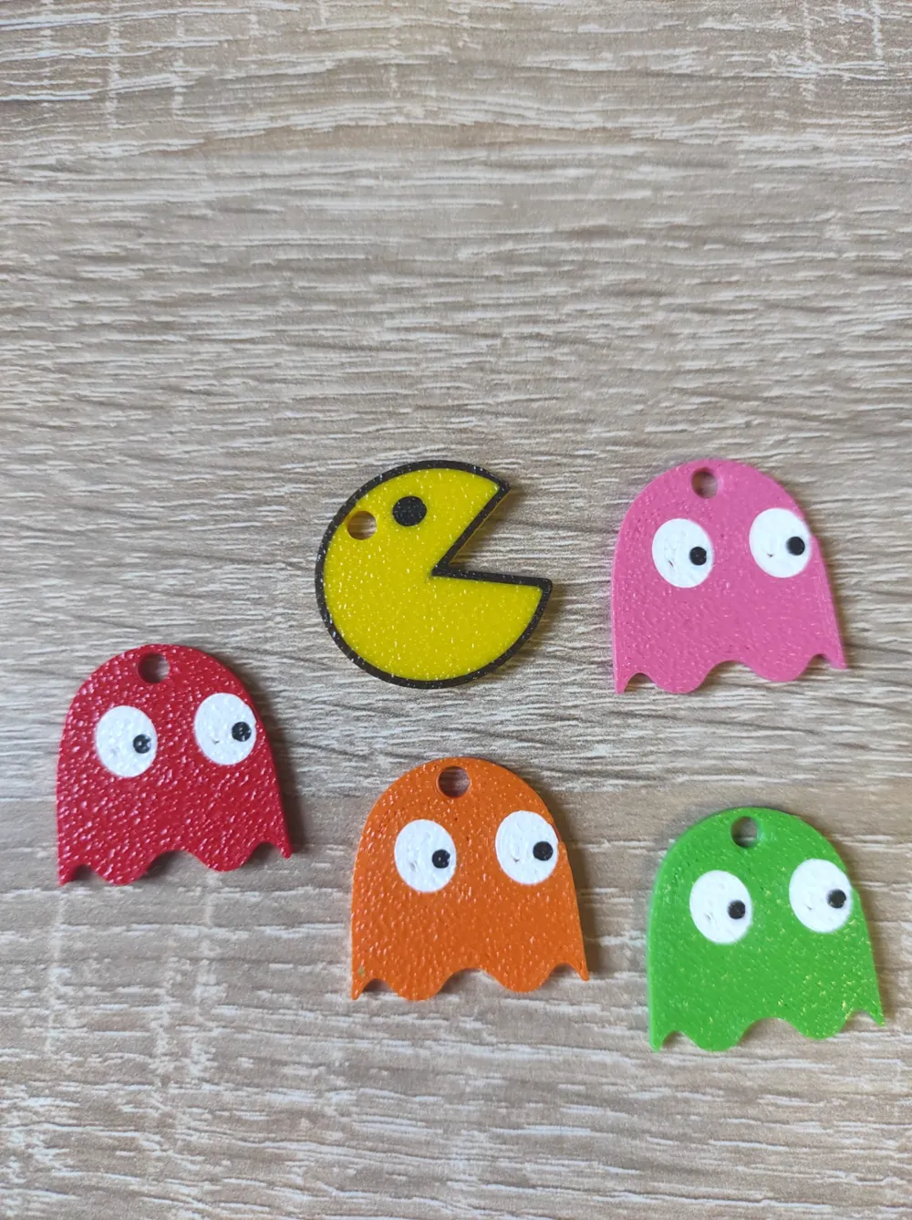 Pacman keychain by Daniel MakerWorld: Download Free 3D Models