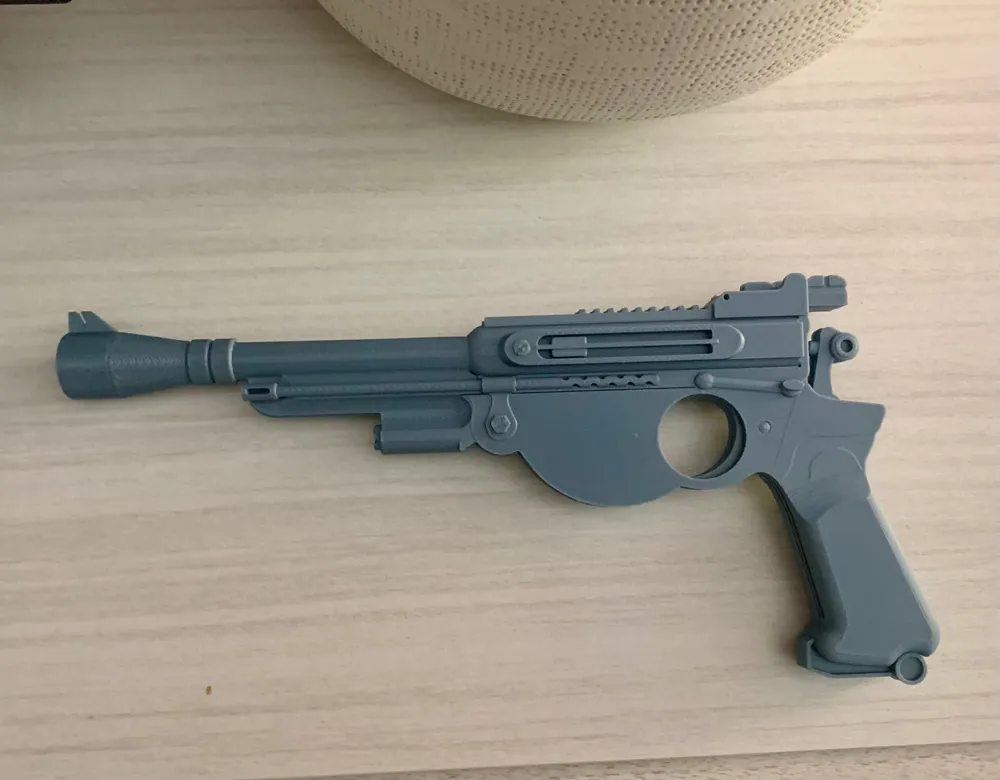 Mandalorian Blaster - simple print - Free 3D Print Model - MakerWorld