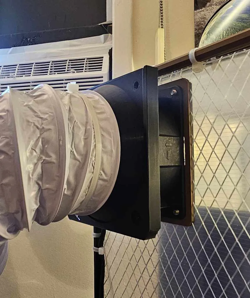 120mm fan to 4 inch duct quick disconnect coupler by SPEKERDUDE ...