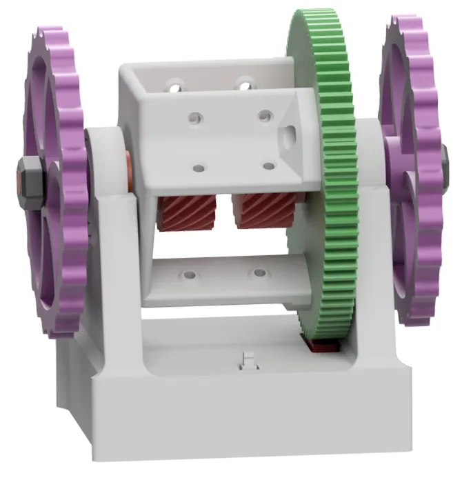 Torsen Differential | Limited-slip differential - Free 3D Print Model ...