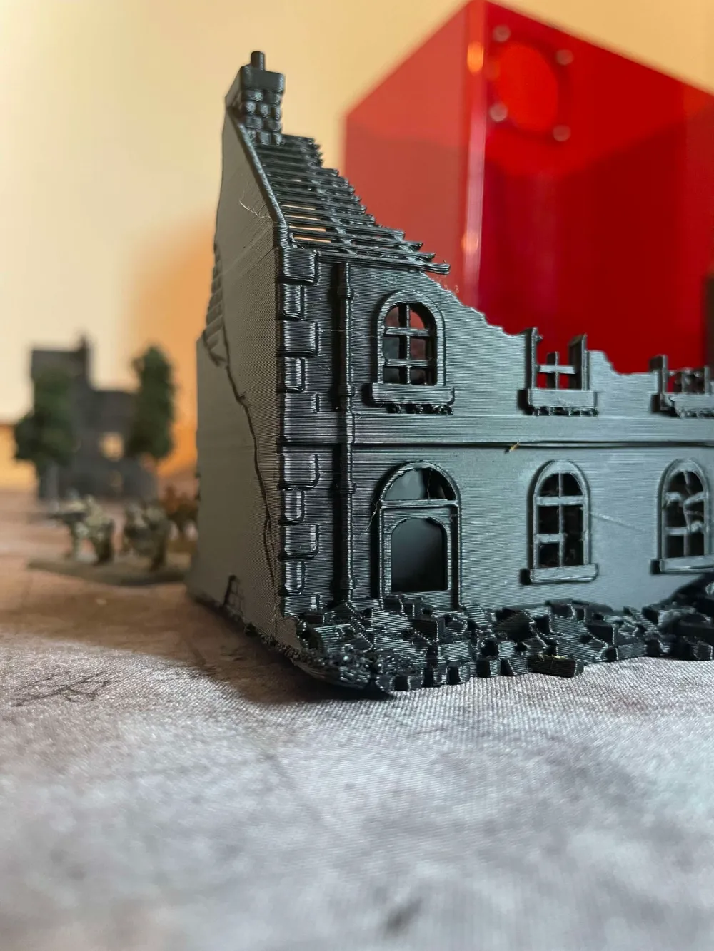 Large Destroyed house WW2 era by Nate - MakerWorld