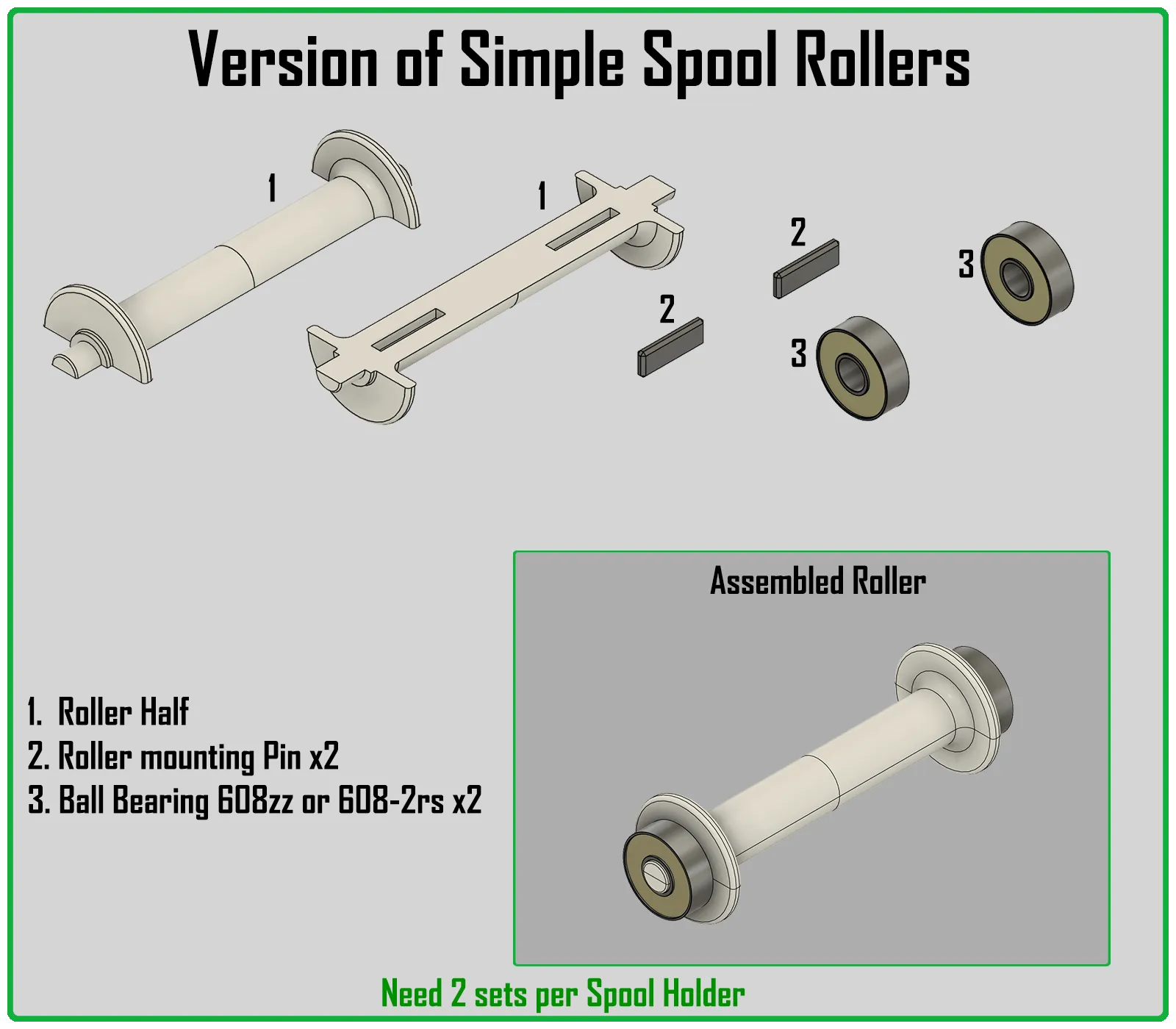 Enclosed Spool Holder / Drybox (2nd version) by warlogh - MakerWorld