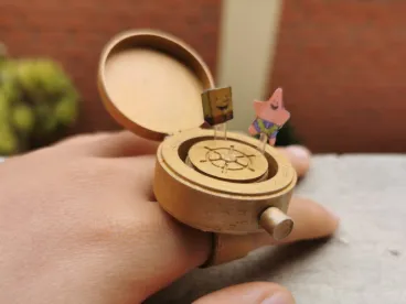 spongebob friendship ring by SpongeBob - MakerWorld