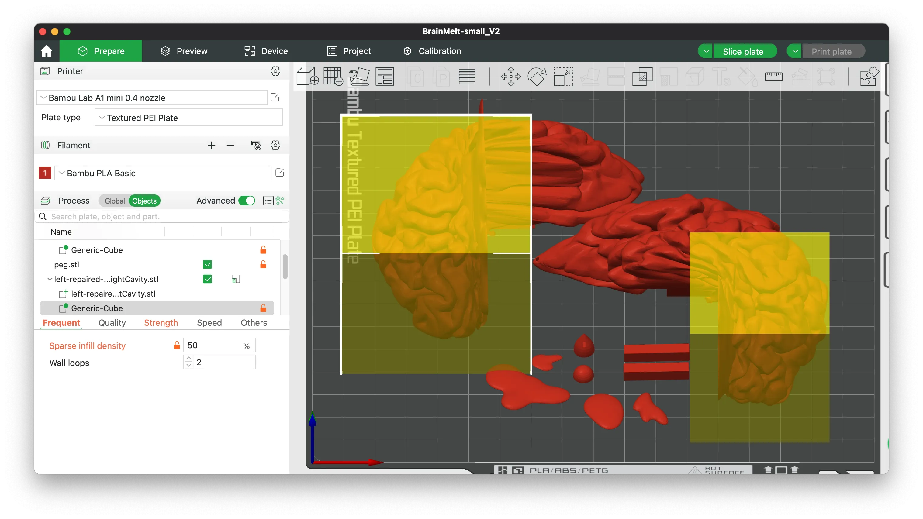 Melting Brain - Decoration for Classroom or Desk - Free 3D Print Model ...