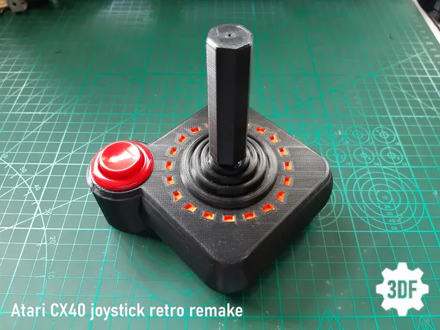 Atari CX10 CX40 Retro Joystick Using Arcade Parts by 3DFreeman - MakerWorld