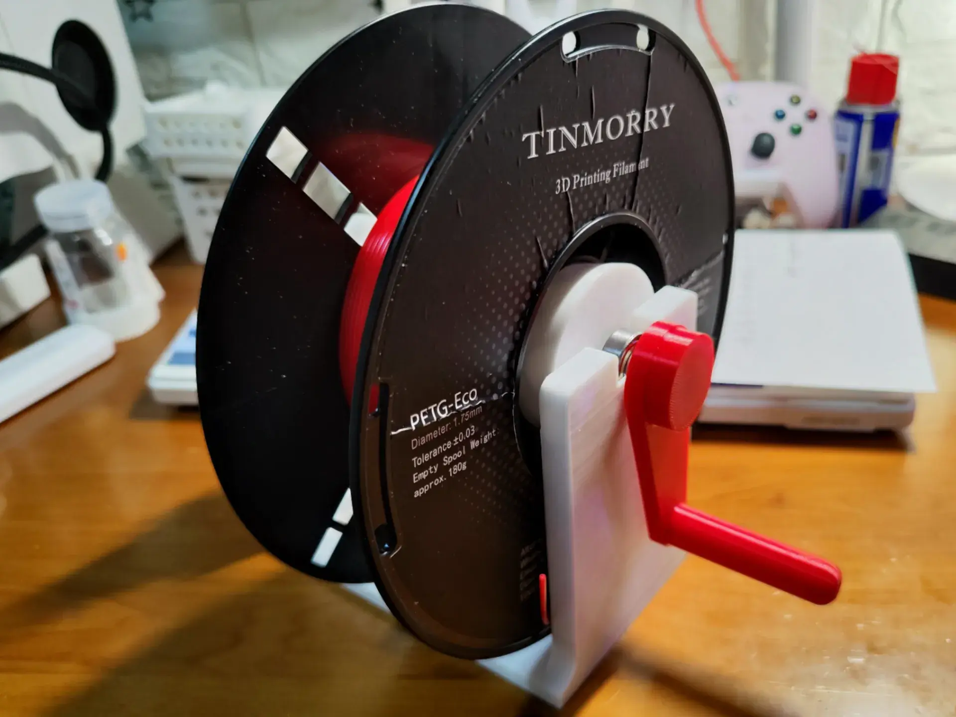 Simple Spool Winder V3 - Universal Spool Version by meflly - MakerWorld