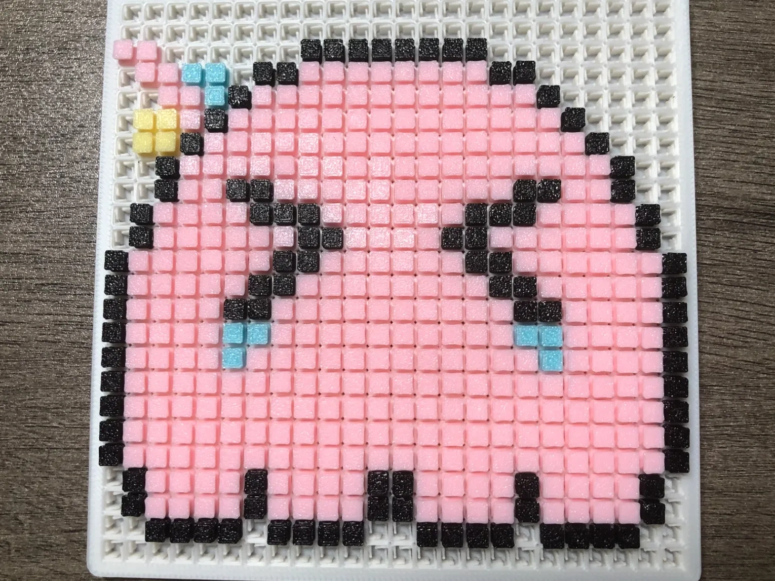 Lonely Rock Bocchi The Rock Bocchi Pixel Art by Antimatter10 - MakerWorld