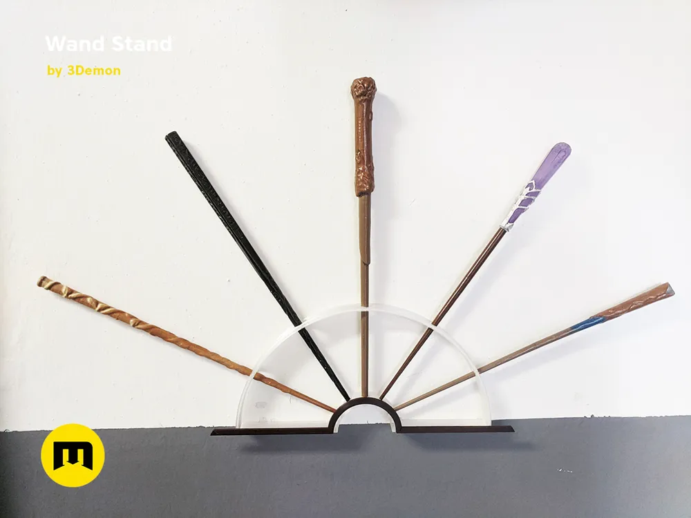 Open Book Harry Potter Wands Stand - Free 3D Print Model - MakerWorld