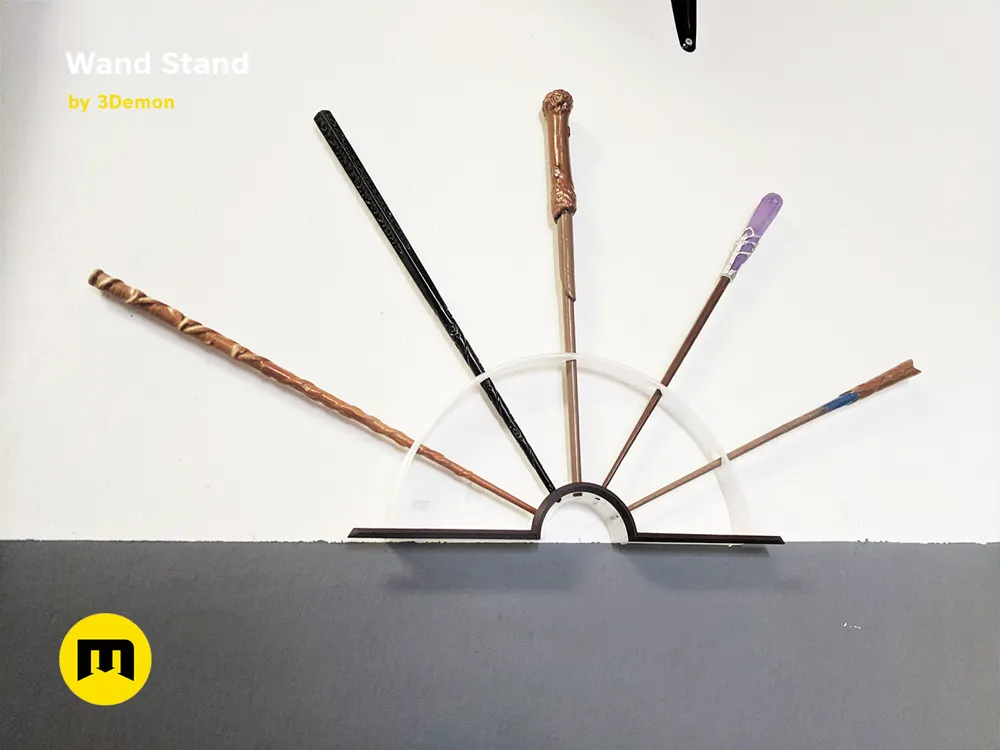 Open Book Harry Potter Wands Stand - Free 3D Print Model - MakerWorld
