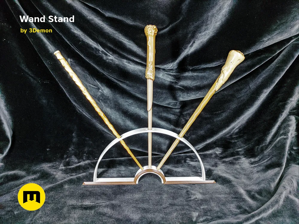 Open Book Harry Potter Wands Stand - Free 3D Print Model - MakerWorld