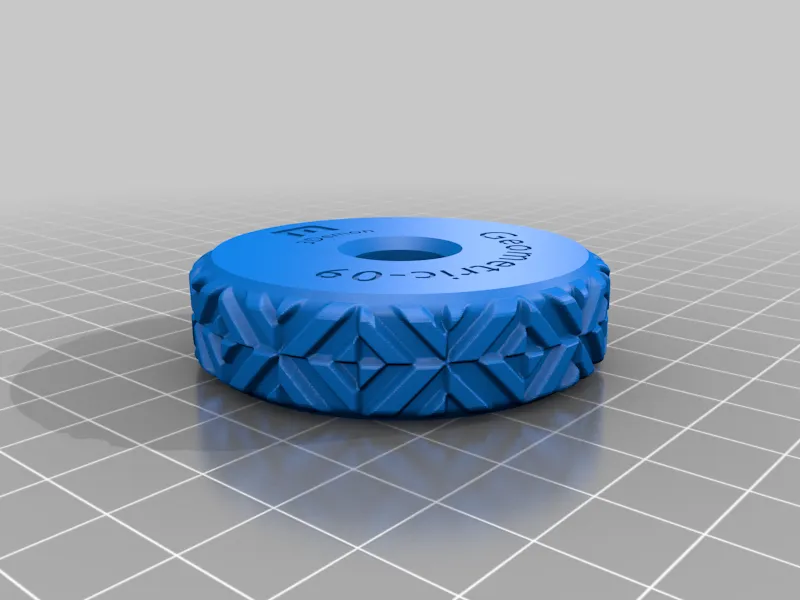 Texture Clay Wheel - Geometric Pattern - Free 3D Print Model - MakerWorld