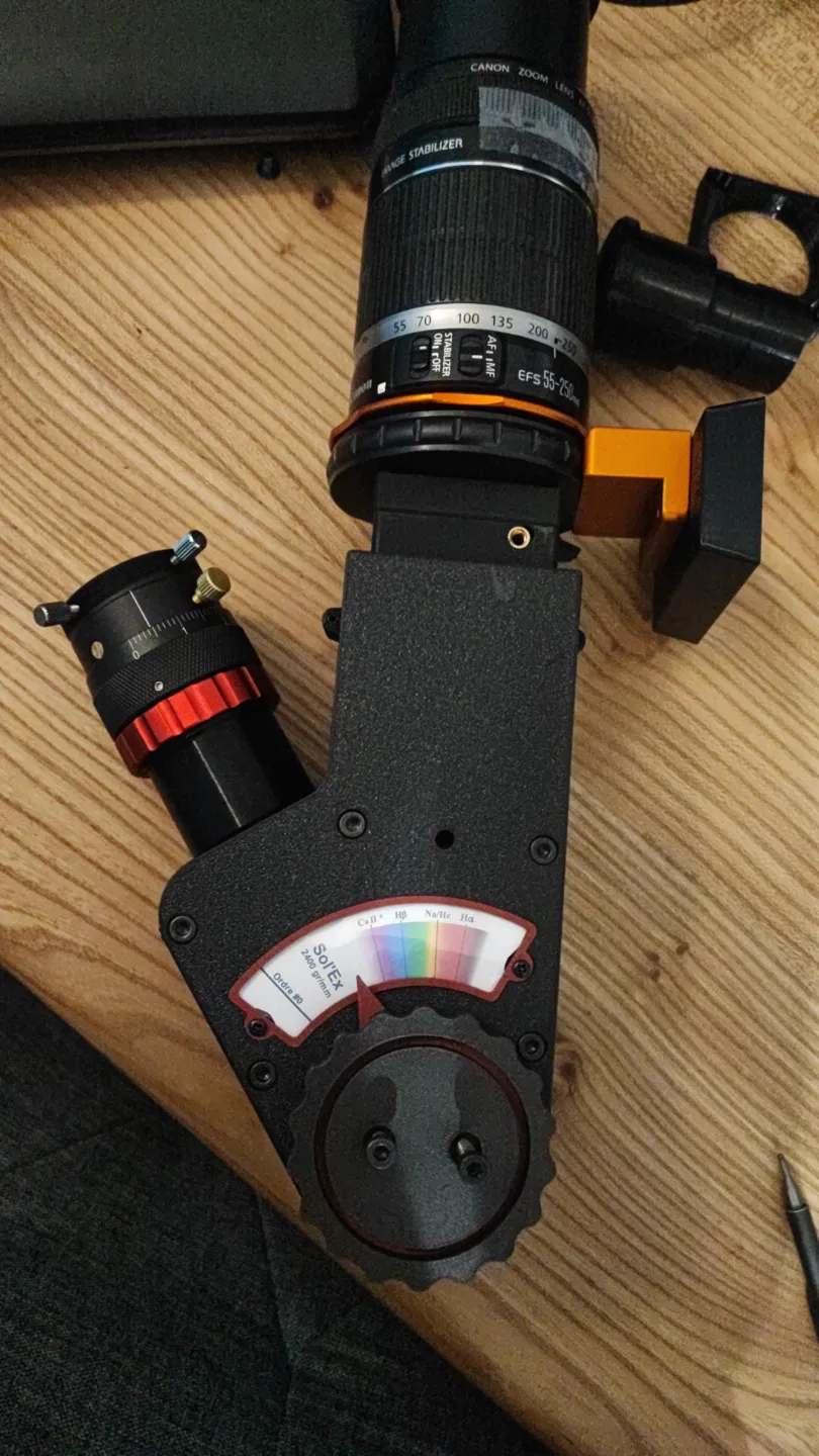 Sol'ex Coudu remix - Spectroheliograph by Yves - MakerWorld