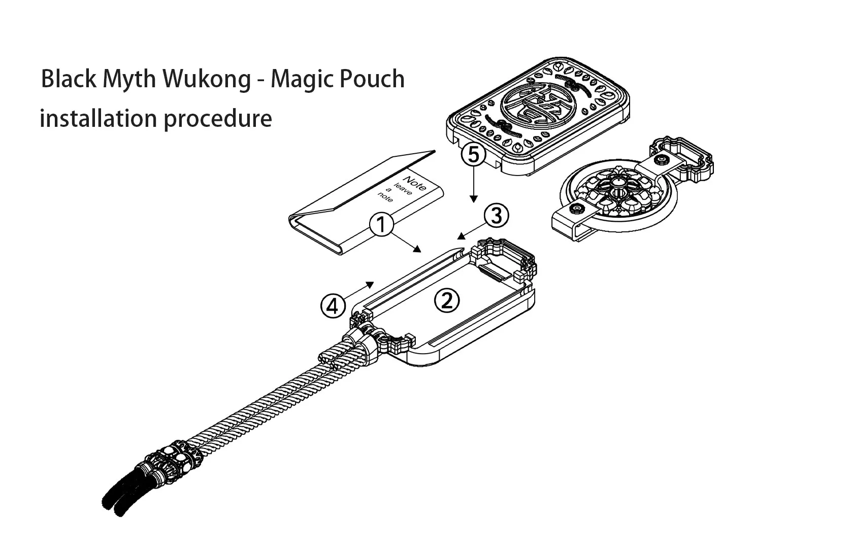 Black Myth Wukong - Magic Pouch - jin nang by canmaxfire MakerWorld ...