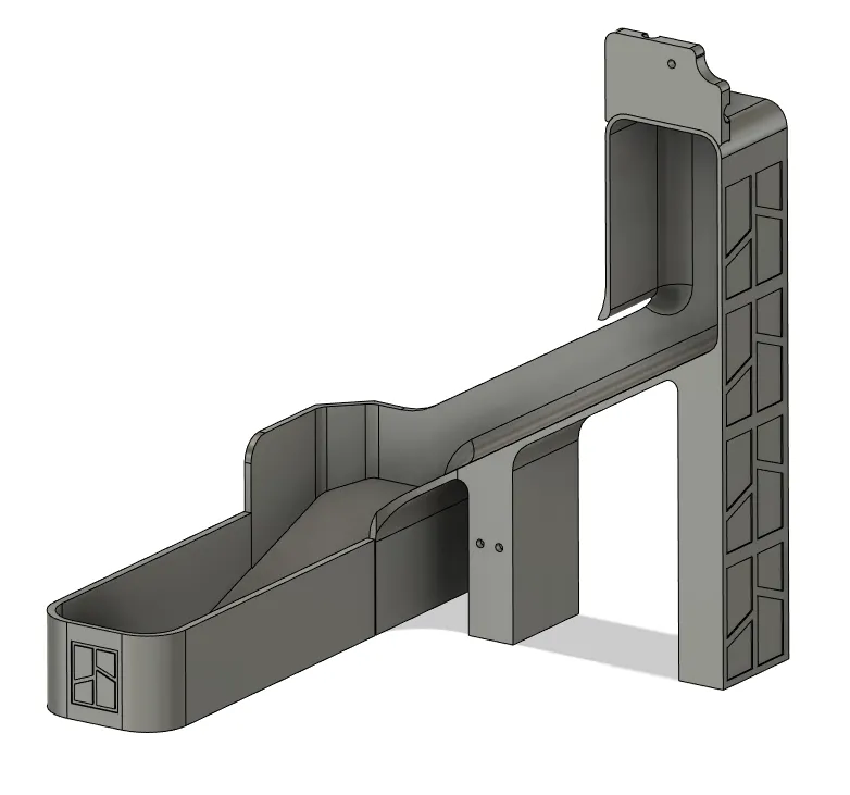 Closed chute for printer waste for (P1P P1S X1) by Mc2.project3D ...