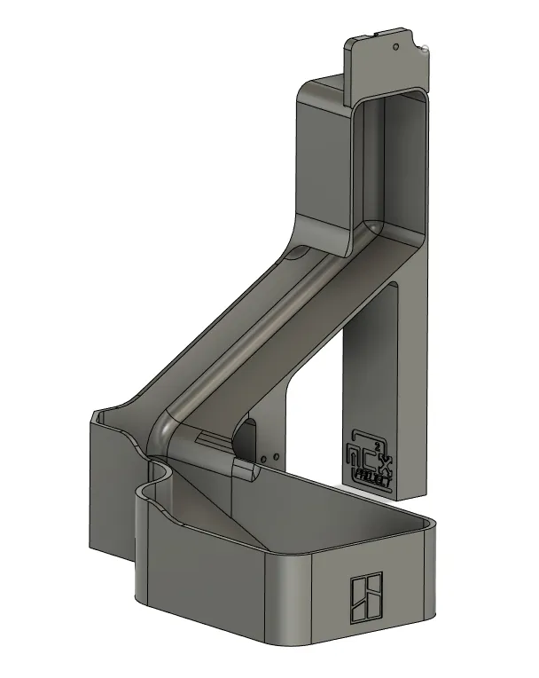 Closed chute for printer waste for (P1P P1S X1) by Mc2.project3D ...