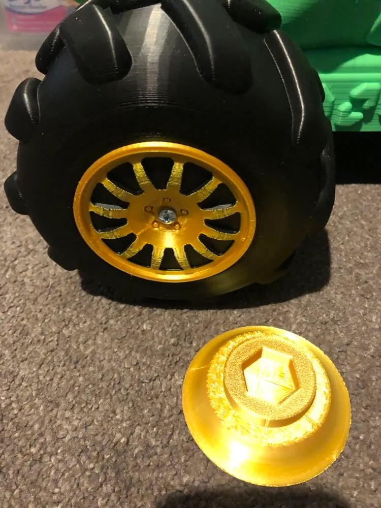 Alligator monster truck wheel cap by LJTT3DPRINTING MakerWorld ...