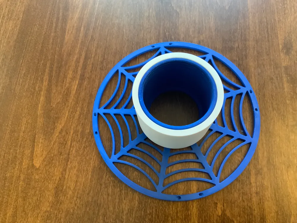 Spider Web Reusable Spool by JoeBowler300 - MakerWorld