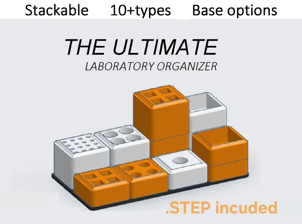 The Ultimate Laboratory Organizer! Remixed by Jakub - MakerWorld