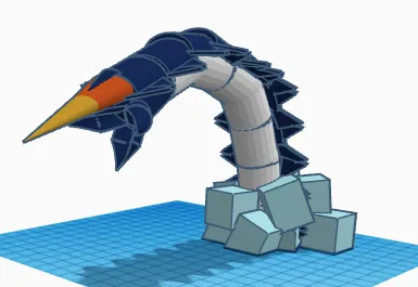 Subnautica Ice Worm Leviathan by Chill Guy MakerWorld: Download Free 3D ...