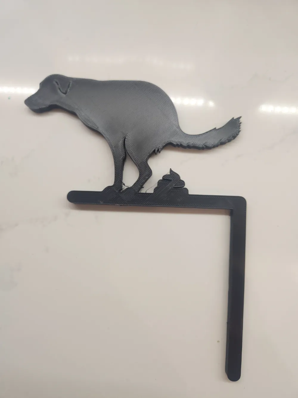 Pooping Dog Door Frame Sign by Halien MakerWorld: Download Free 3D Models