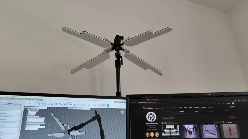 Futuristic Desk LED Strip Lamp by ProfessorHunter - MakerWorld