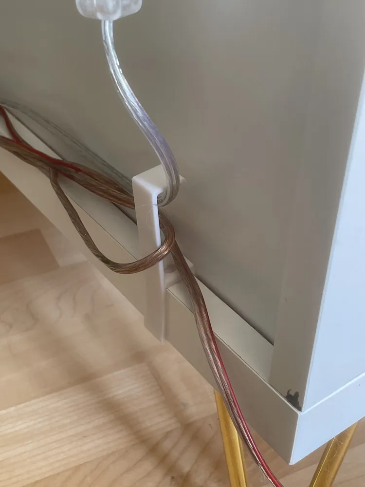 Ikea Besta cable guide clip by ntnt - MakerWorld