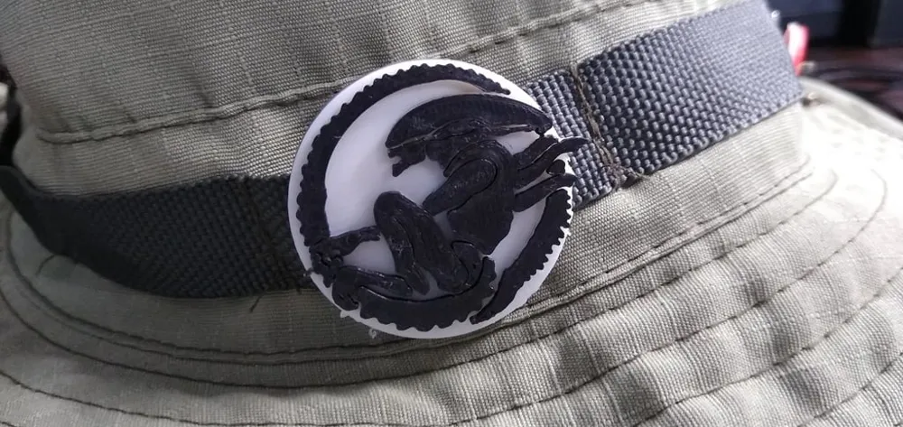 Xenomorph Badge by Hot_Dog_Head- - MakerWorld
