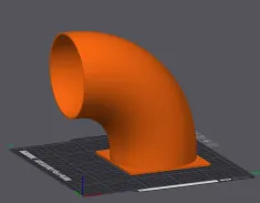 120mm Fan Shroud : Pipe Elbows Edition by Timinsk - MakerWorld