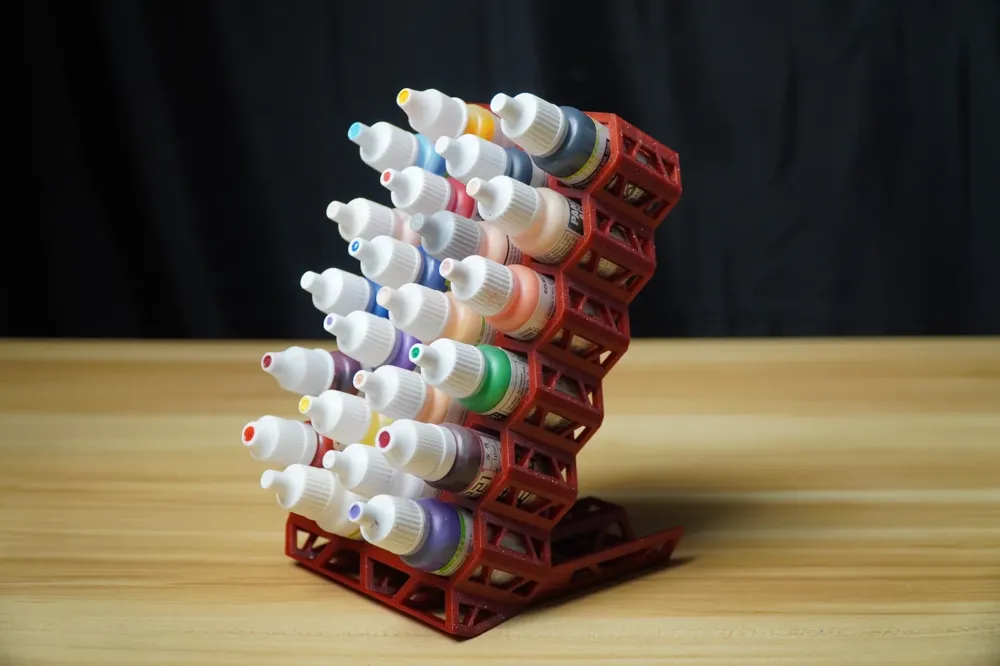 Hand-painted paint rack, hand-painted paint storage rack (AV paint ...