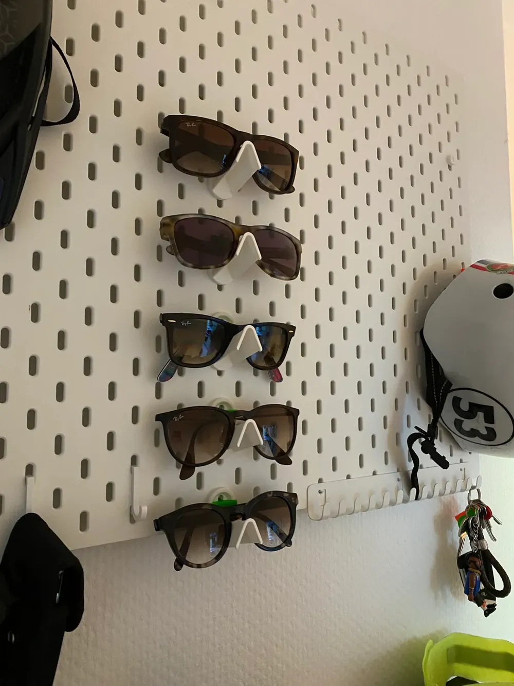 Glasses and sunglasses holder for Ikea Skadis Remixed by Captain Crash ...