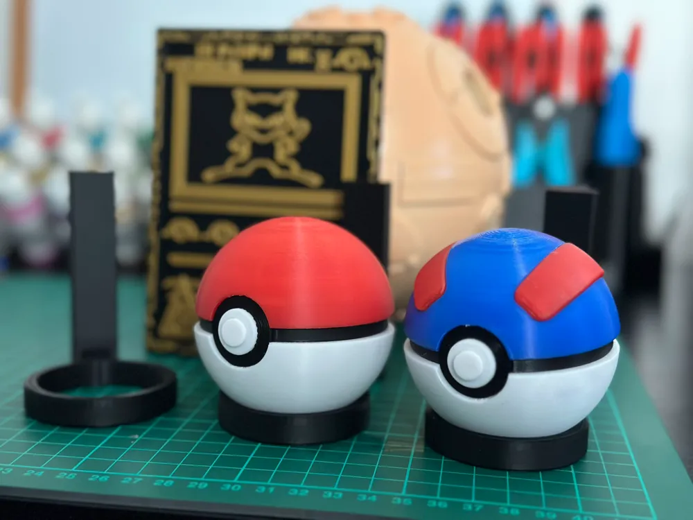 pokeball wall mount by TAH3DGeek - MakerWorld