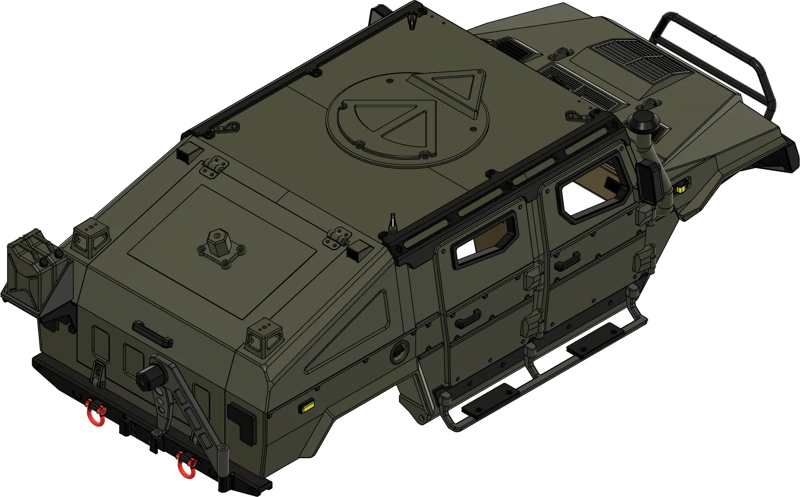 Catmaw AFV - model car or RC car body for SCX10 - Free 3D Print Model ...